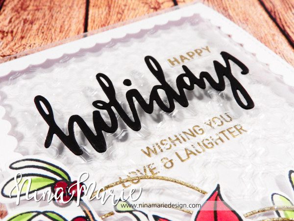 Creating a Clear Card - Nina-Marie Design