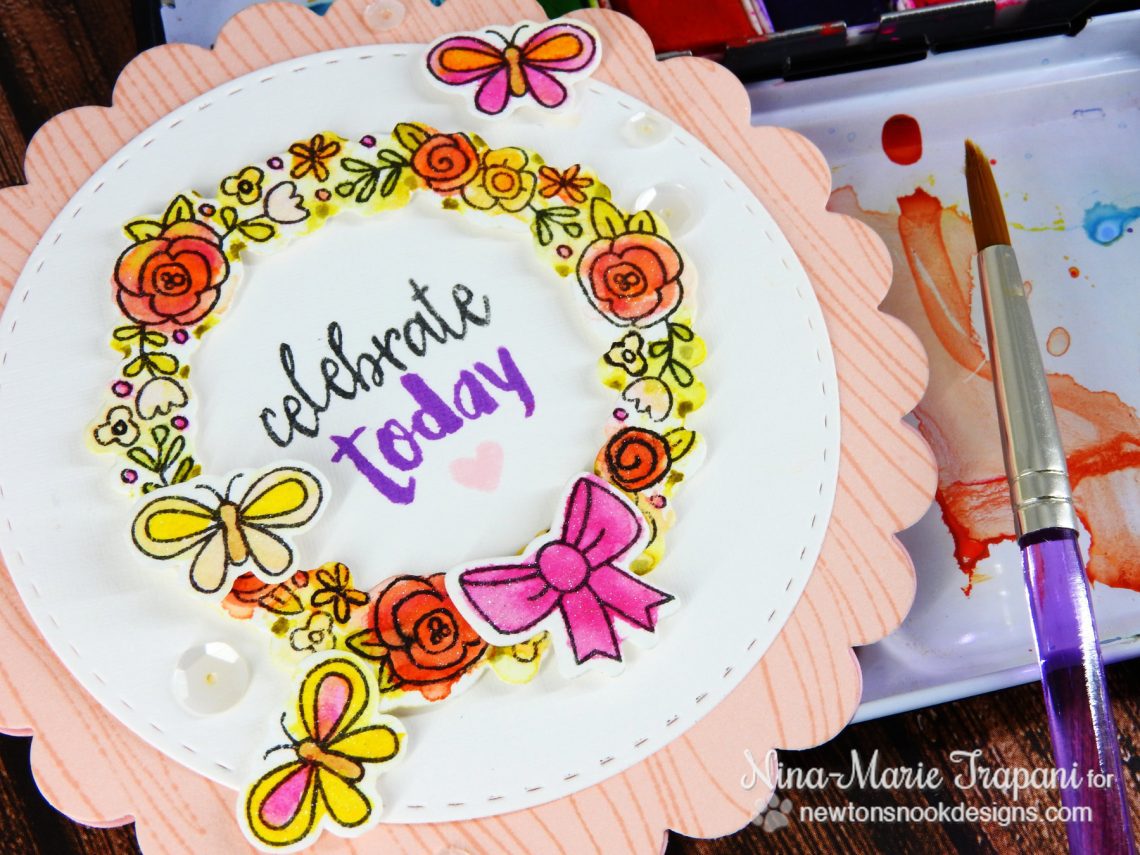 Simple Scallop Shape Card - Nina-Marie Design