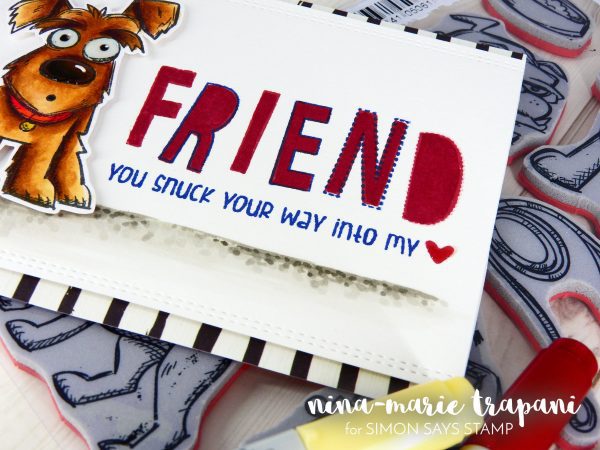 Recessed Background Stamping + Simon's Masterpieces Hop - Nina-Marie Design