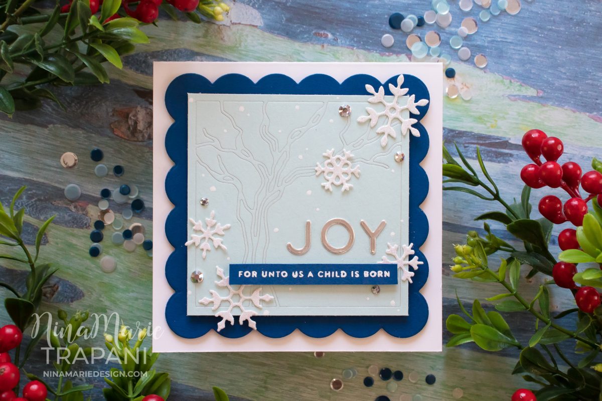 Foiling with Dies + Simon's DieCember® Blog Hop! - Nina-Marie Design