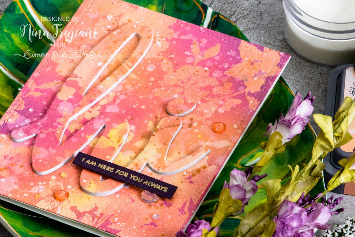 Background Stamping 3 Ways - Nina-Marie Design