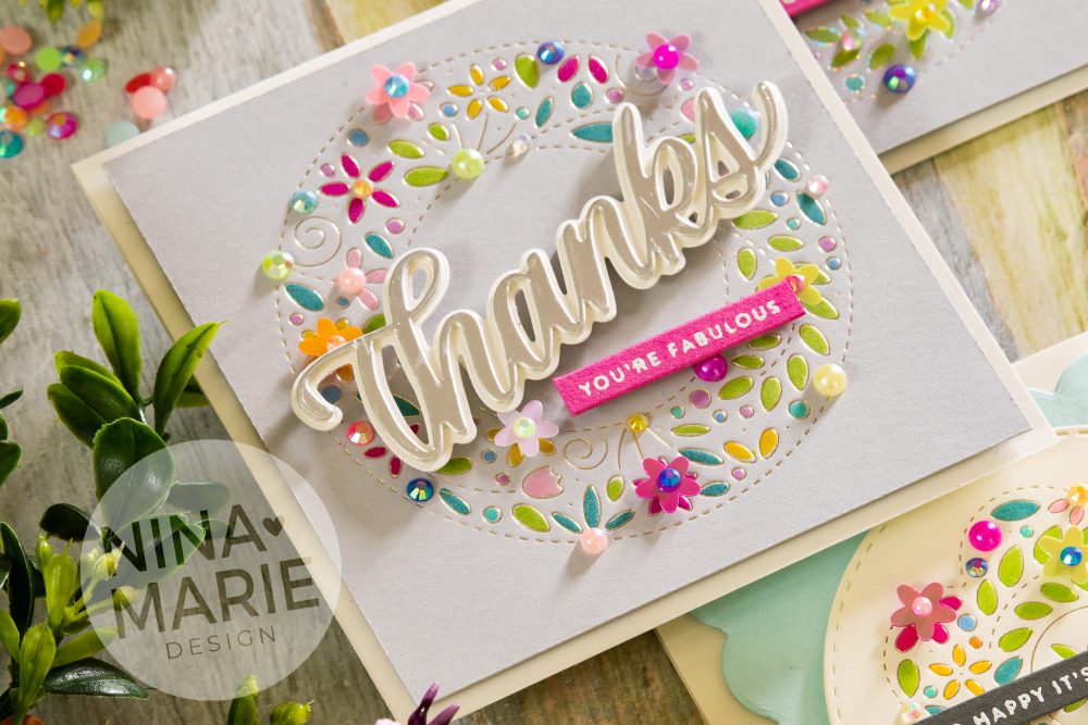 Foiling with Dies & Simon's Rest & Refresh Hop - Nina-Marie Design