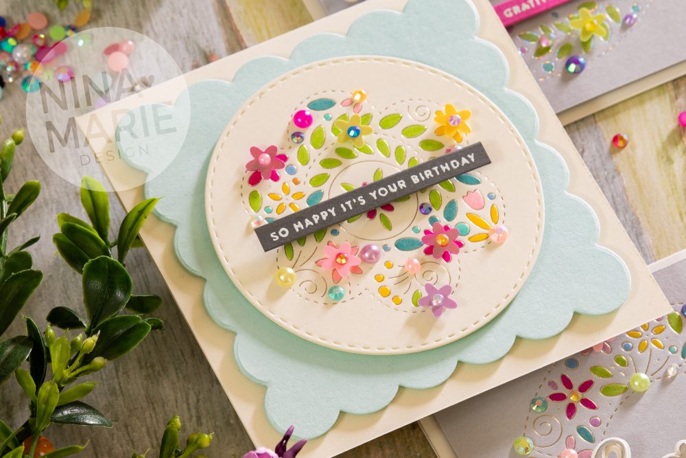 Foiling with Dies & Simon's Rest & Refresh Hop - Nina-Marie Design