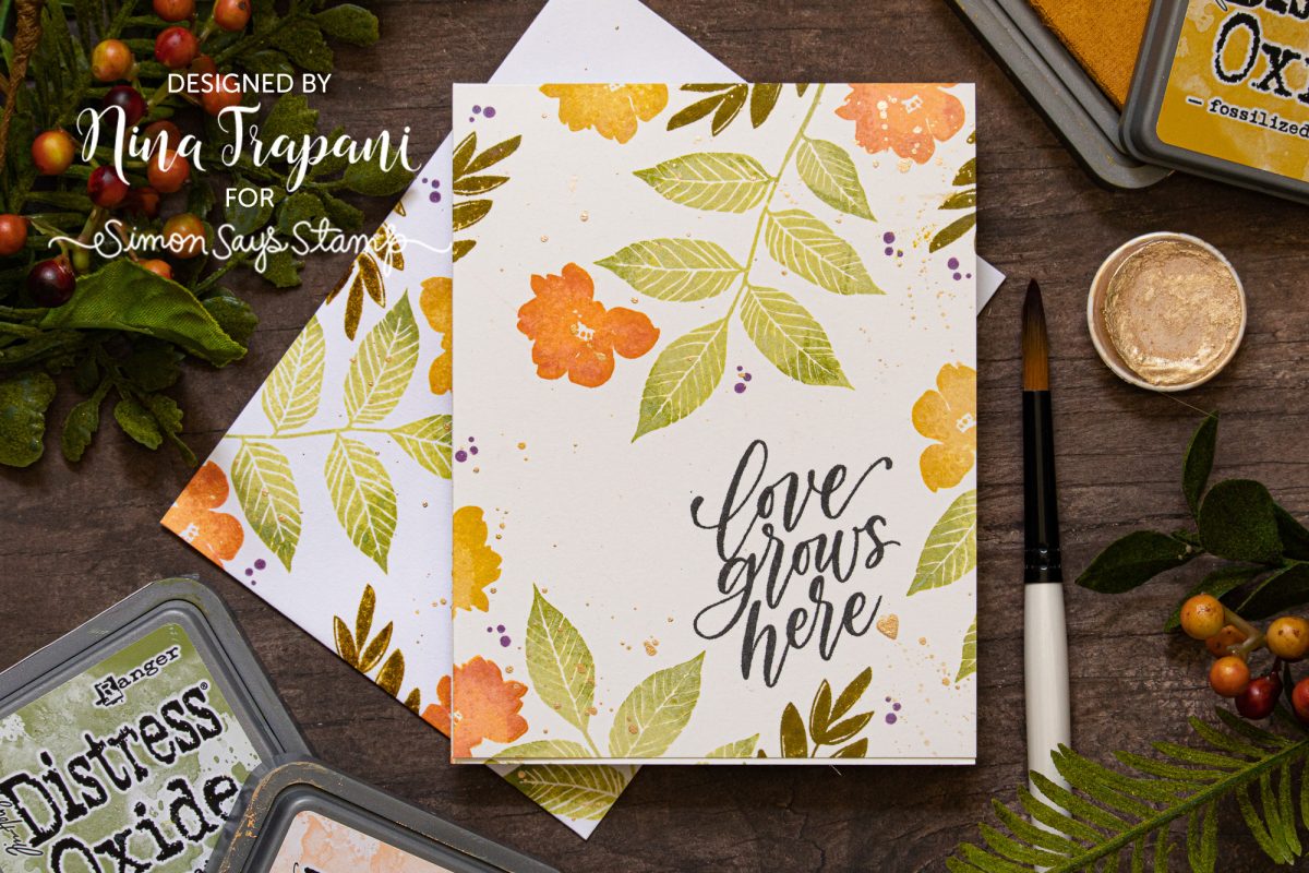 One Layer Card + Two Tone Stamping Featuring Simon's STAMPtember ...