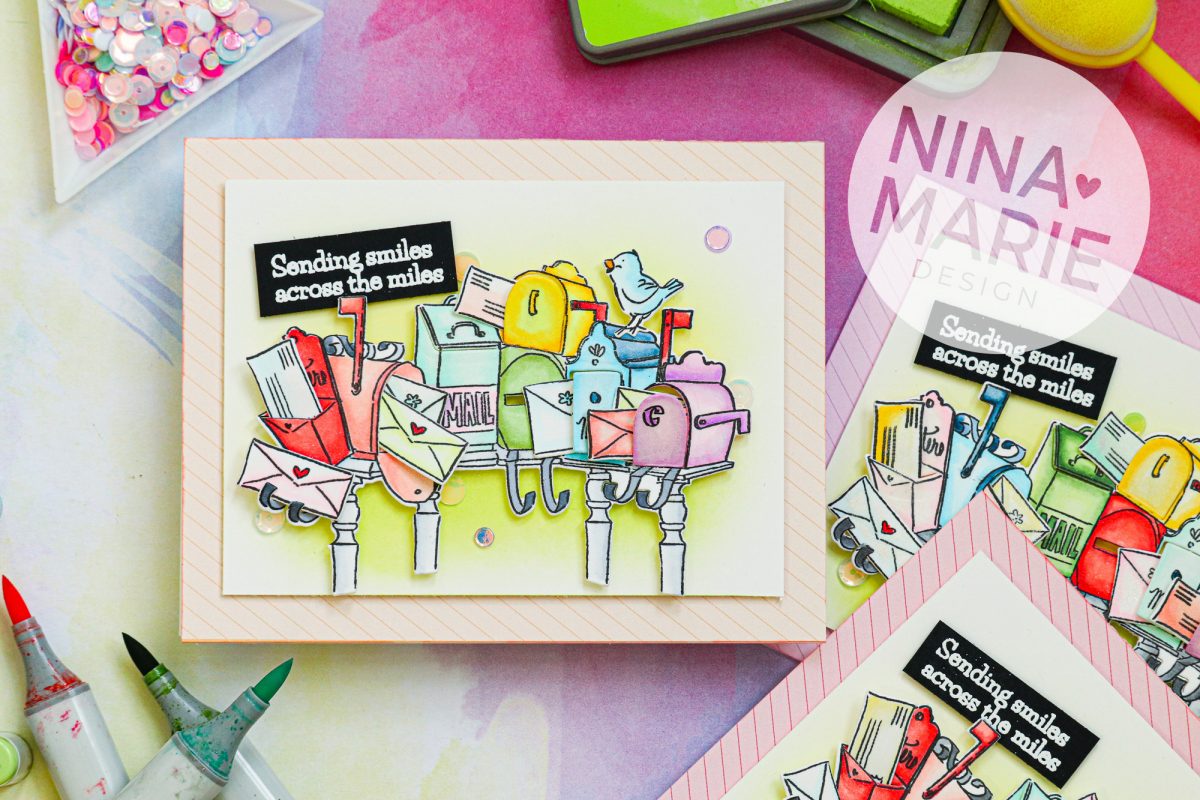 Interactive Mailbox Cubbies Card - Nina-Marie Design