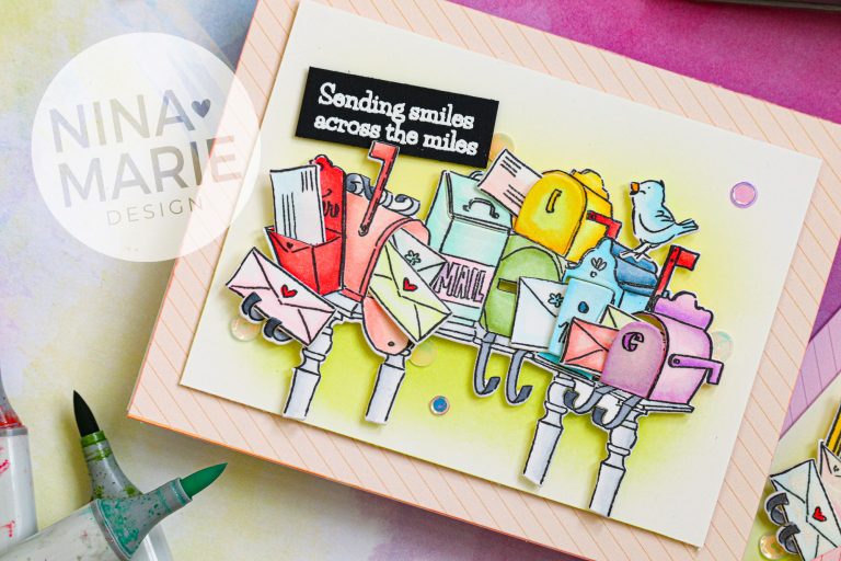 Interactive Mailbox Cubbies Card - Nina-Marie Design