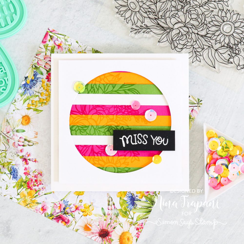 10 Minute Card: Embossed Paper Strips with Simon's September Card Kit ...