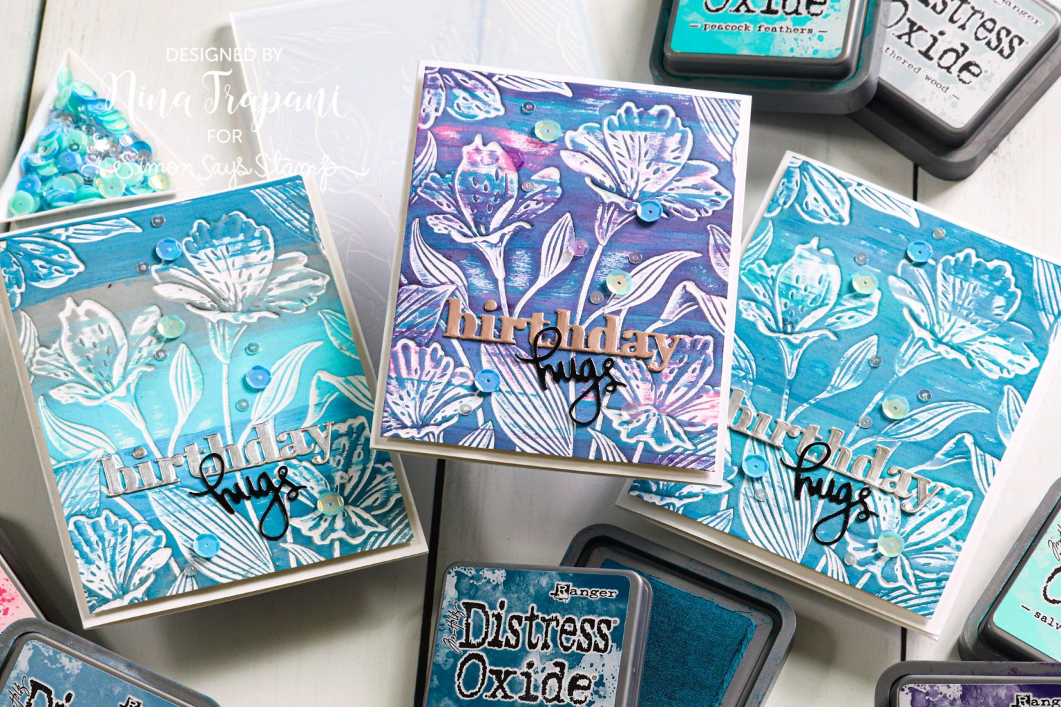 Distress Oxide Ink Rub + Tim Holtz's New Distress Color Uncharted ...