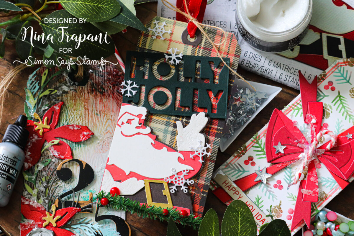 3 Tim Holtz Christmas Tags for Your Holiday Gifts! - Nina-Marie Design