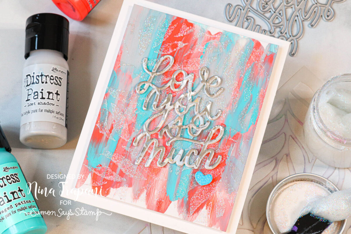 New Lost Shadow Distress Color: 5 Cards, 2 Techniques! - Nina-Marie Design