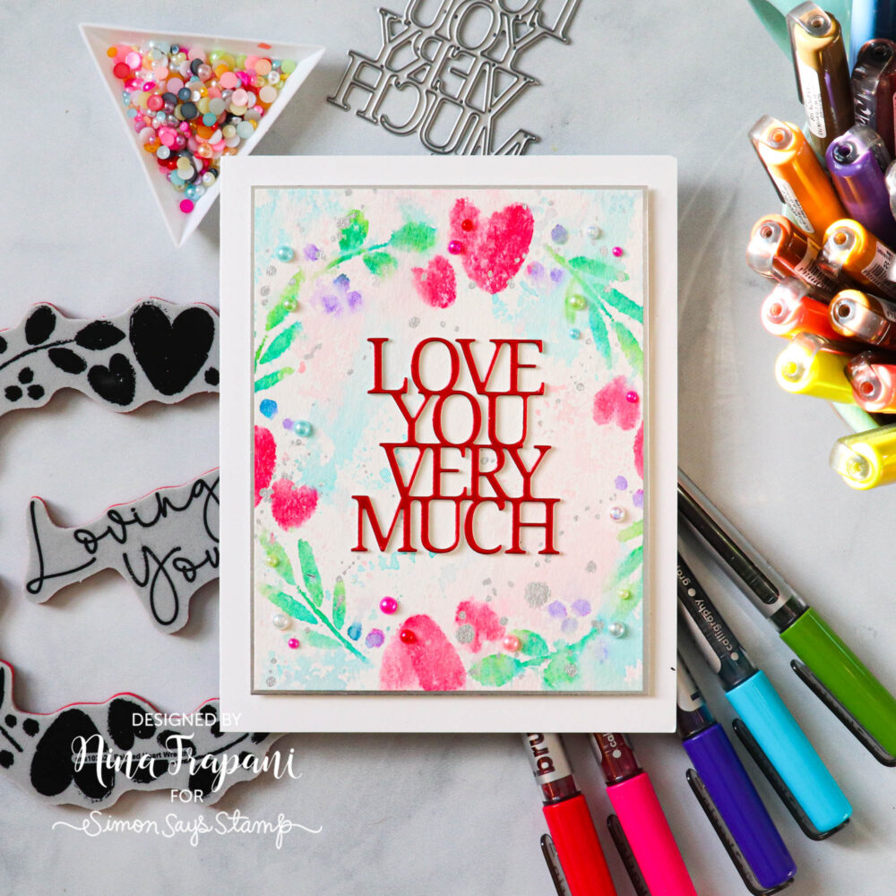 Easy Watercolor Stamping Technique! - Nina-Marie Design