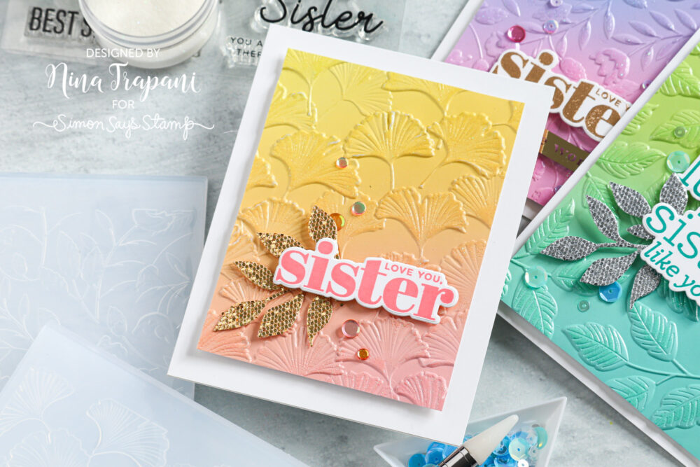 Enhancing Embossed Designs + Simon Says Stamp Beautiful Days Hop - Nina ...