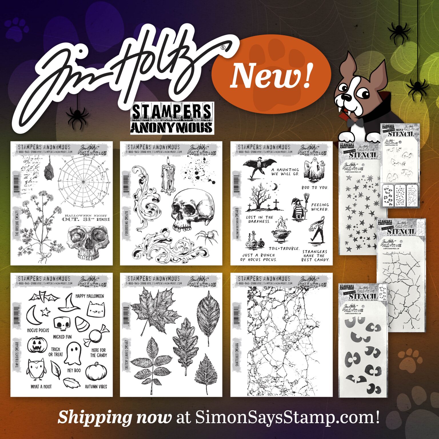 Ink Blending on Stamps + New Tim Holtz Products! - Nina-Marie Design