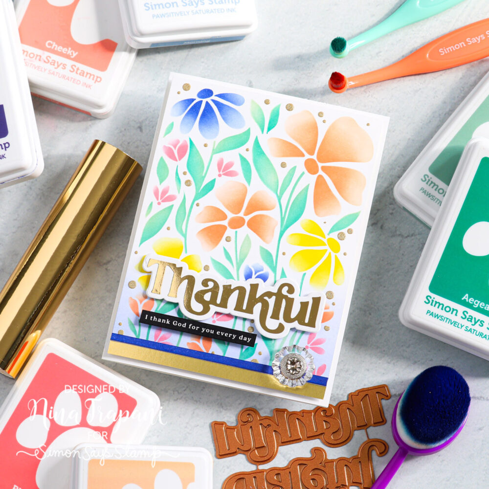 Adding Sparkle to Layering Stencils + STAMPtember® is HERE! - Nina ...