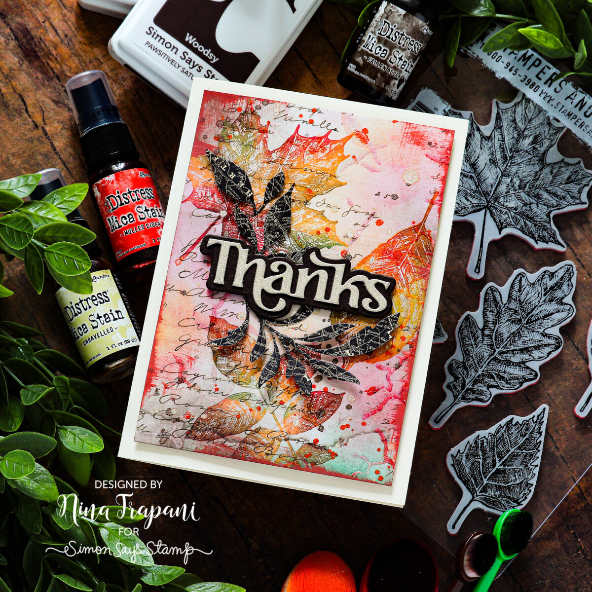Ink Blending on Stamps + New Tim Holtz Products! - Nina-Marie Design