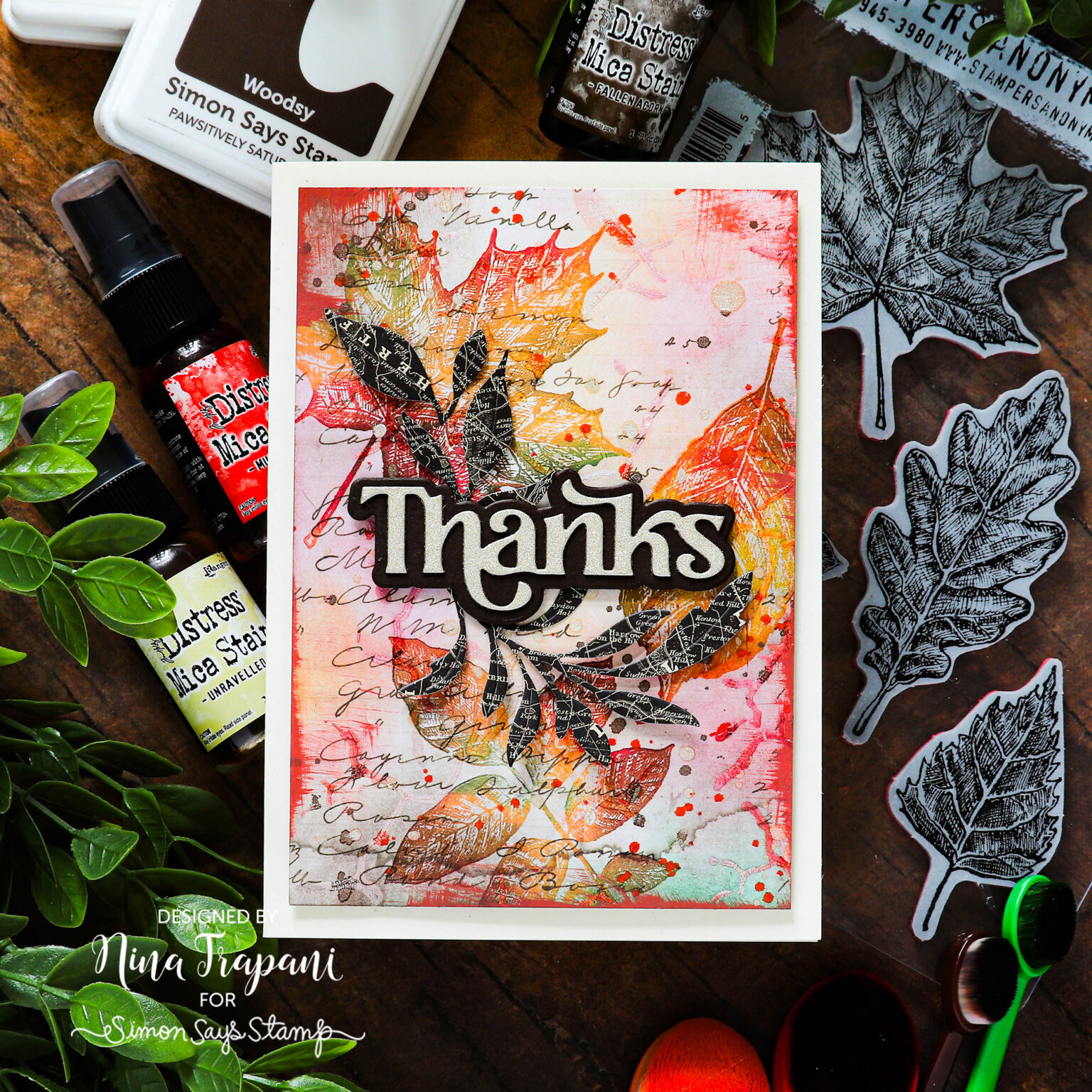 Ink Blending on Stamps + New Tim Holtz Products! - Nina-Marie Design