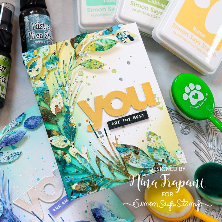 Distress Ink Smooshing for Die Cuts—2 Cards! Plus Simon's Cheering for ...