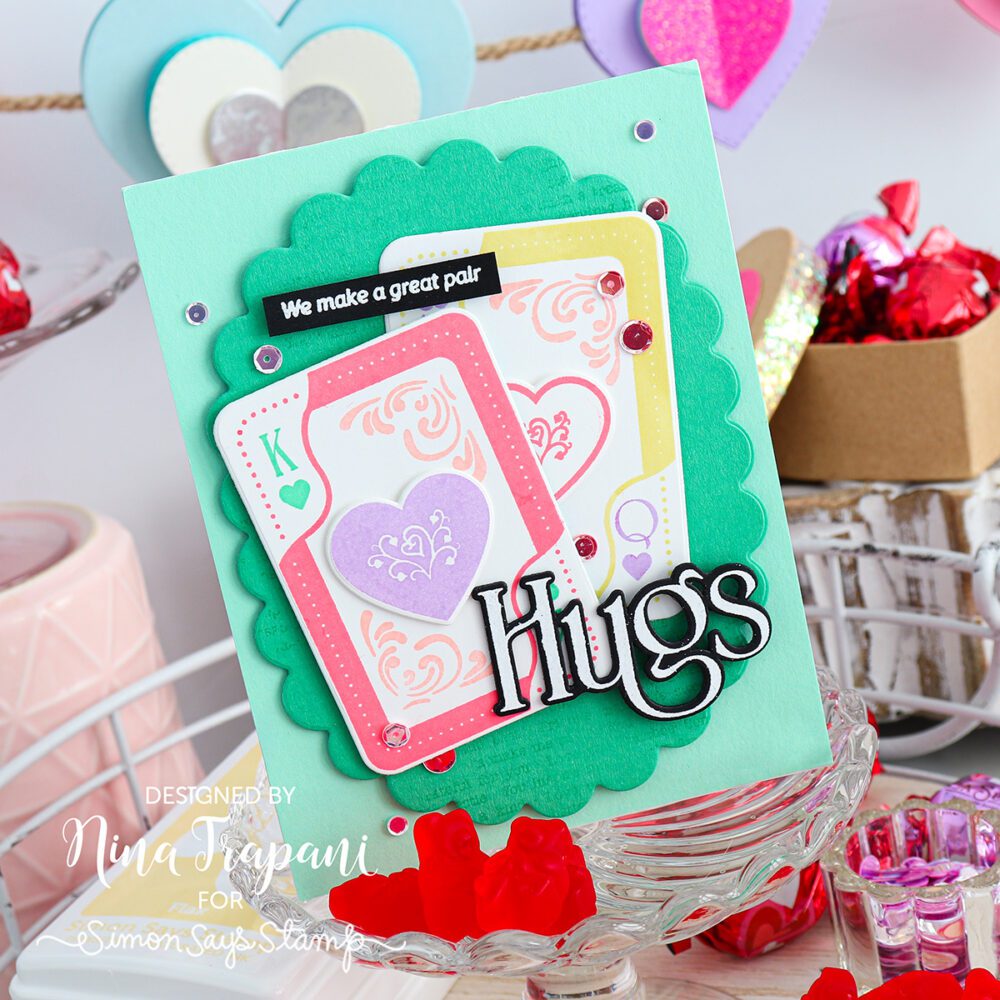 Trying a Fresh Color Palette in a Playing Card–Inspired Stamped Card ...