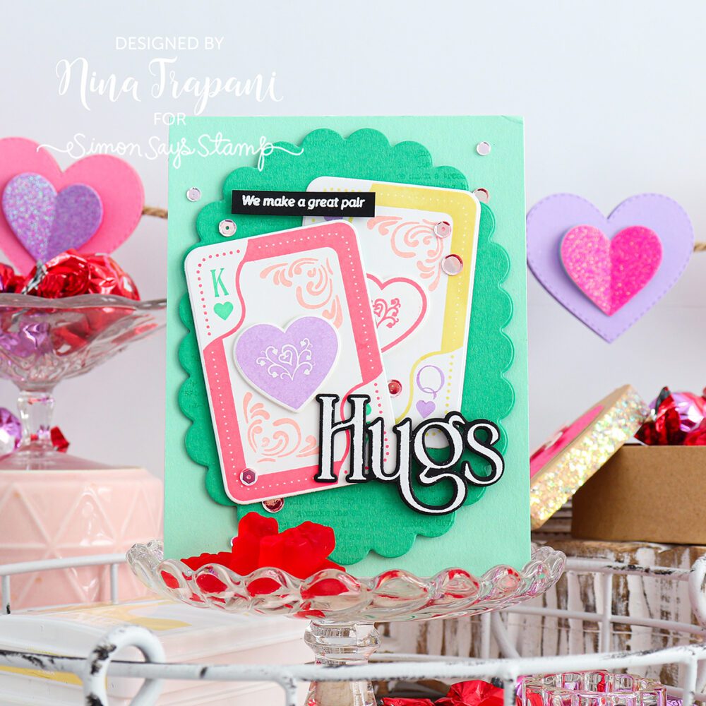 Trying a Fresh Color Palette in a Playing Card–Inspired Stamped Card ...